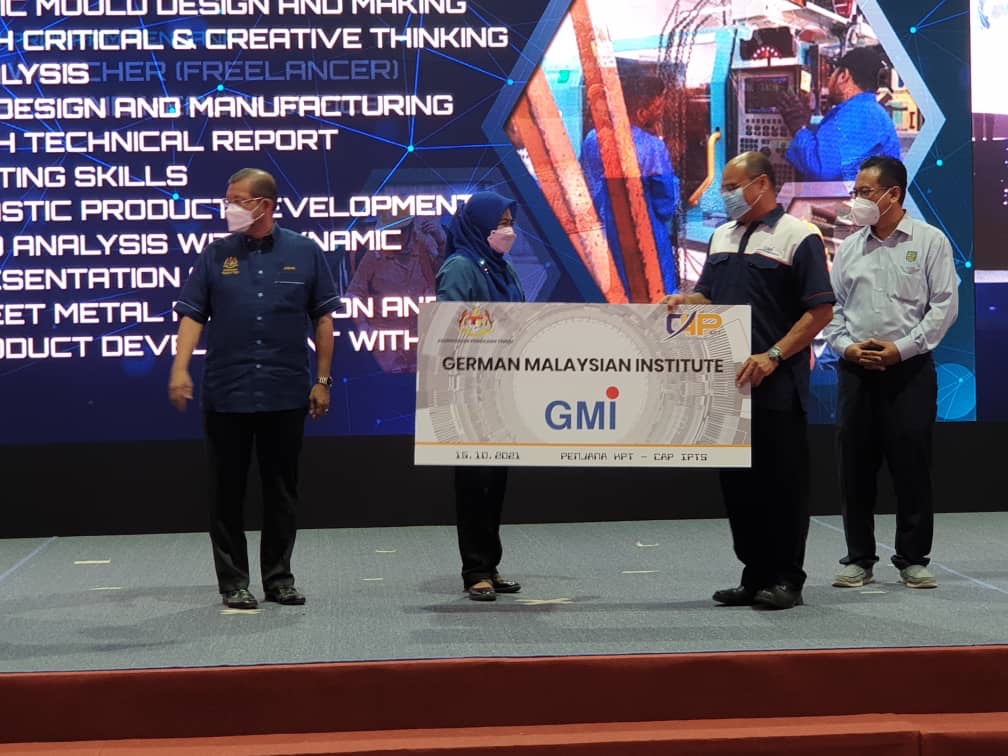 Letter of Award for PENJANA KPT-CAP Career Advancement Programme - German-Malaysian Institute