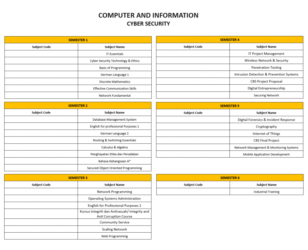 Diploma in Cyber Security Technology - German-Malaysian Institute
